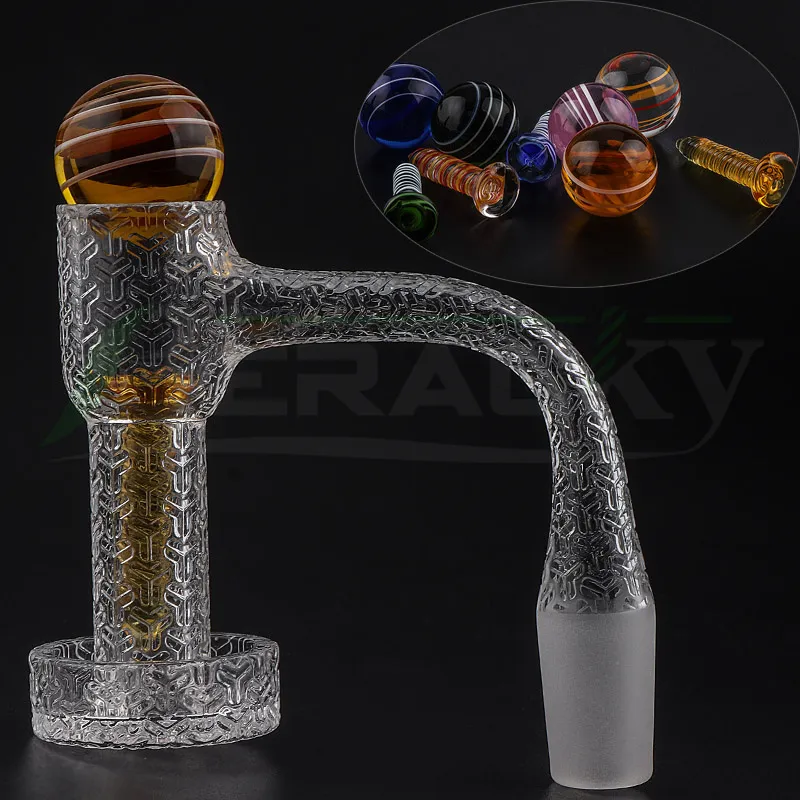 Beracky Sandblasted Terp Slurper Quartz Banger 20mm Fully Welded ...