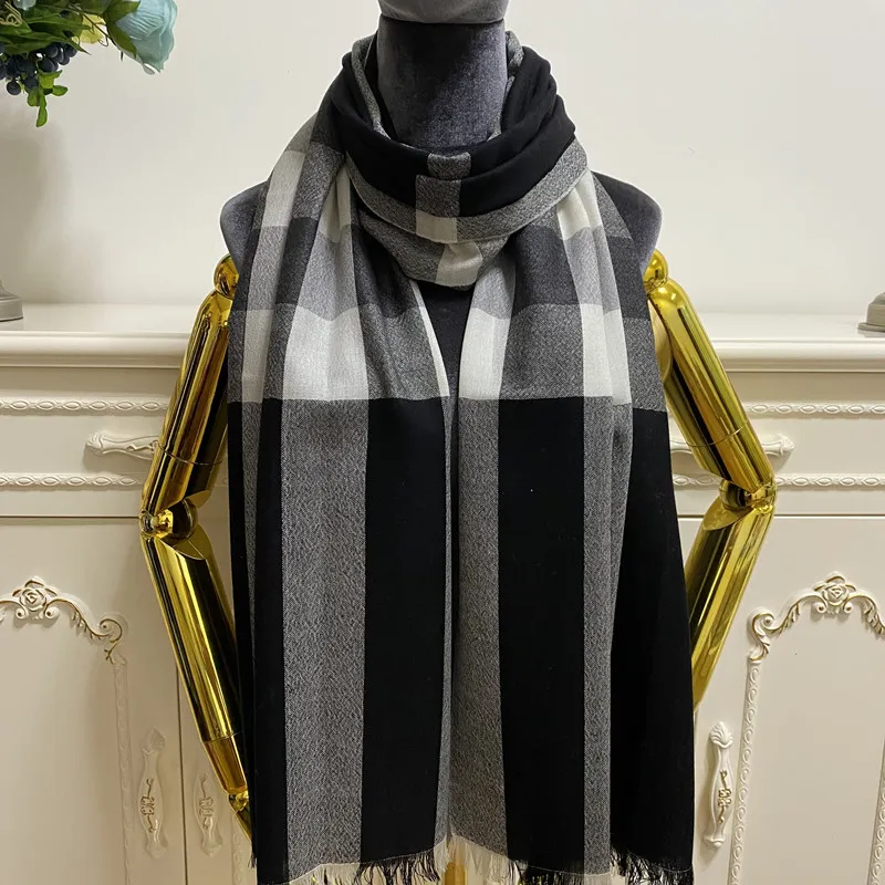 Brand Womens Long Scarf 50% Wool 50% Cashmere Thin... From Whwu88888 ...