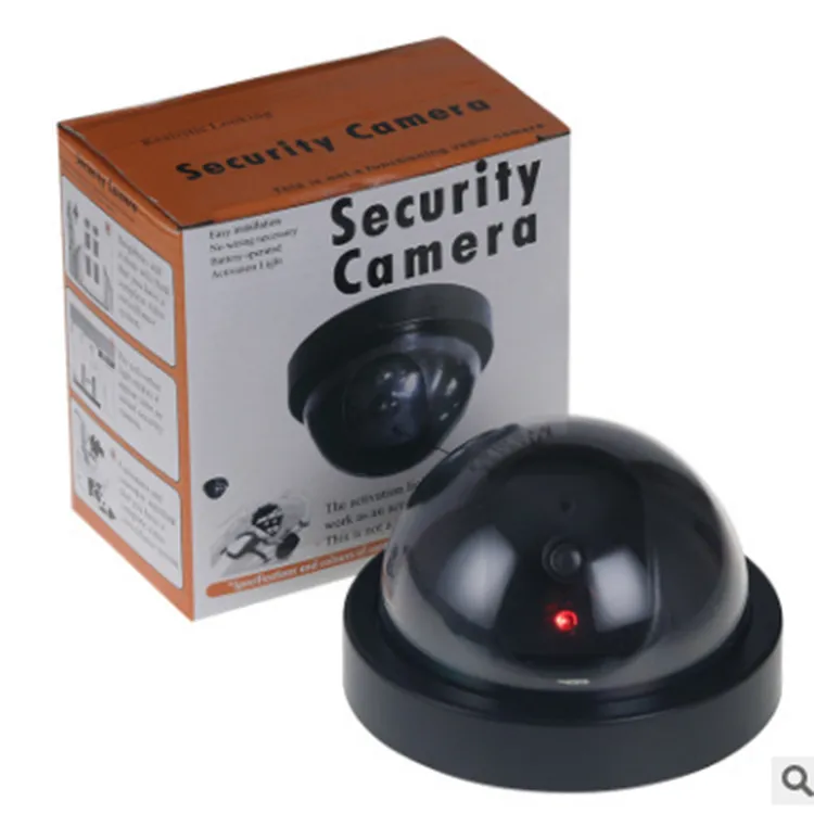 Fake Security Camera Dome with Flashing LED - Simulated Surveillance ...