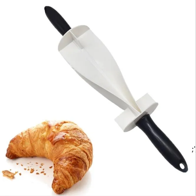 DIY Croissant Maker - Rolling Pin, Dough Cutter & Mold Set - Easy Bake ...