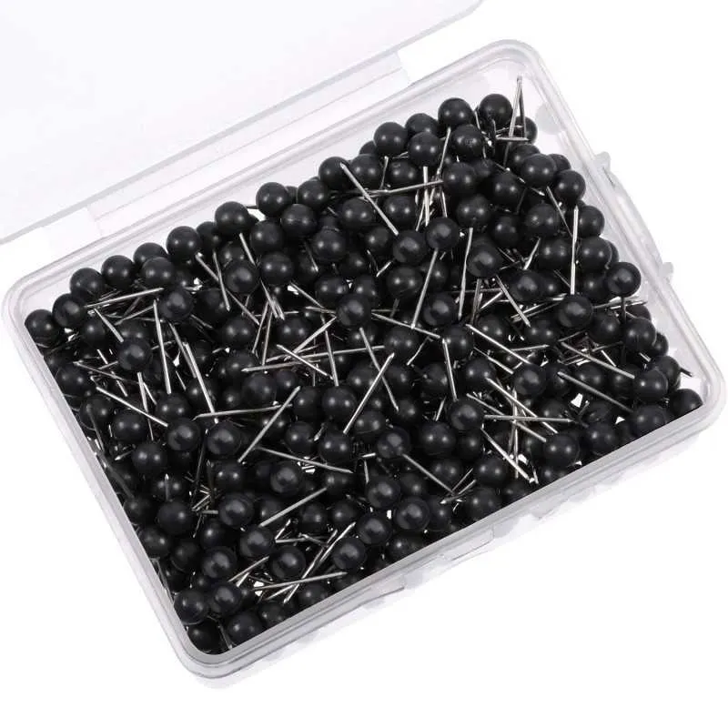 DHgate.com:Black Map Push Pins, 500 Pieces 1/8 Inch Map Tacks for ...