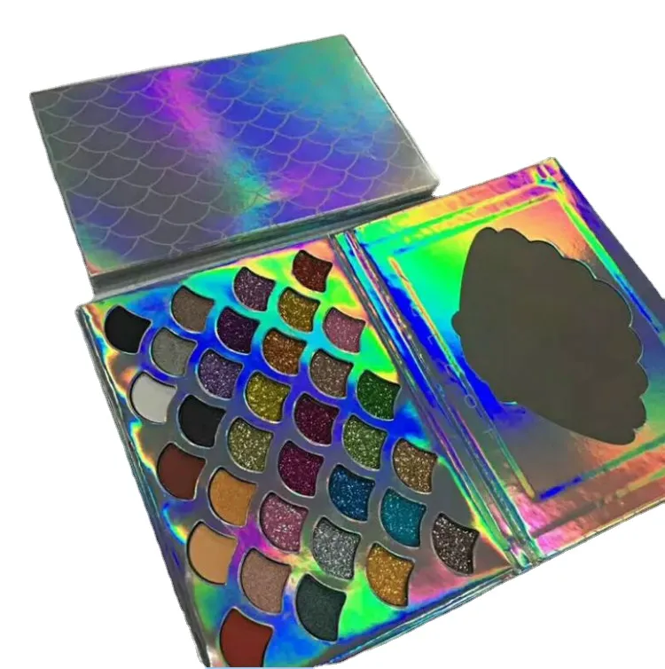 32-Color Shimmering Eyeshadow Palette - Highly Pigmented, Long-Lasting ...