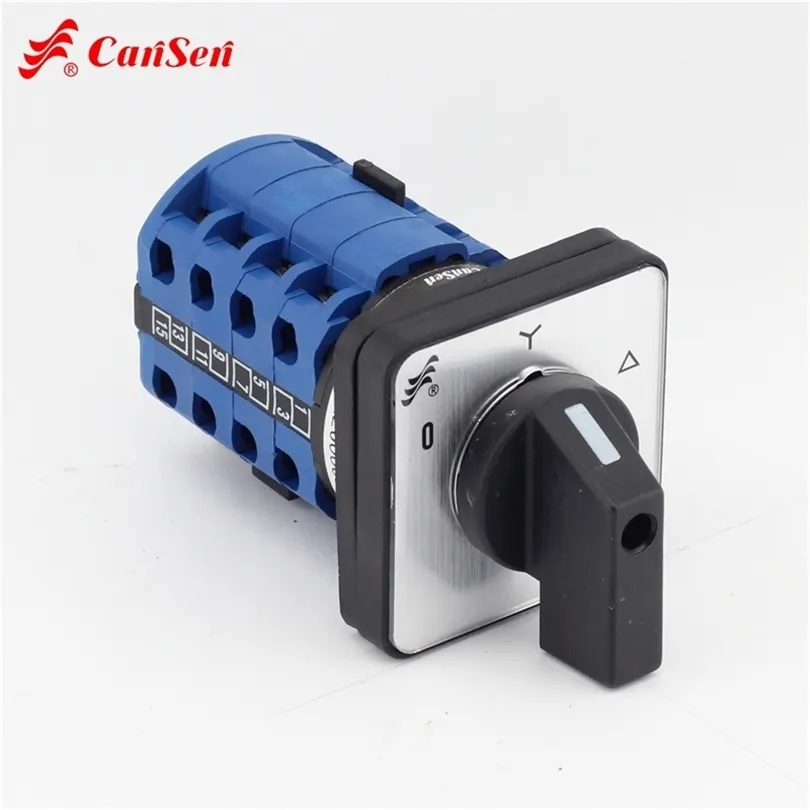 20A Rotary Selector Switch 3 Position Star Delta Conversion Switch, AC ...