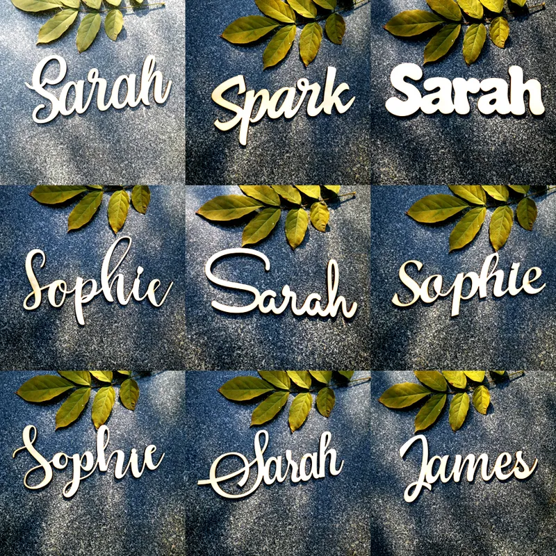 Custom Childrens Personalized Wooden SignsDIY Baby Shower Wood Name ...