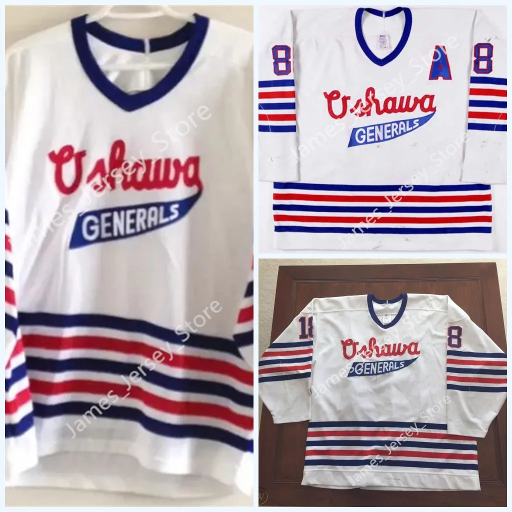 Hockey Jerseys 2022 Custom OHL Oshawa Generals Stitched Hockey Jersey ...