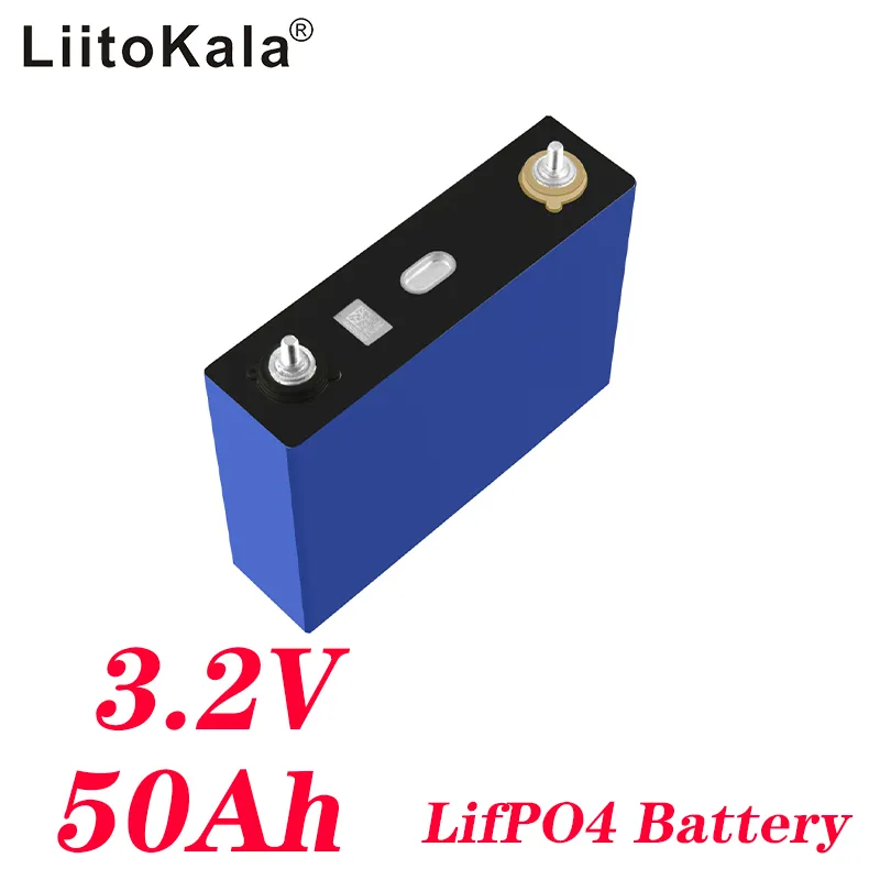 LiitoKala 90Ah Lithium Ion Rechargeable Deep Cycle 3v Lithium Battery ...