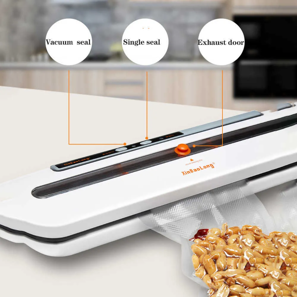 Automatic Food Vacuum Sealer - Kitchen Food Sealing Machine for Fresh ...