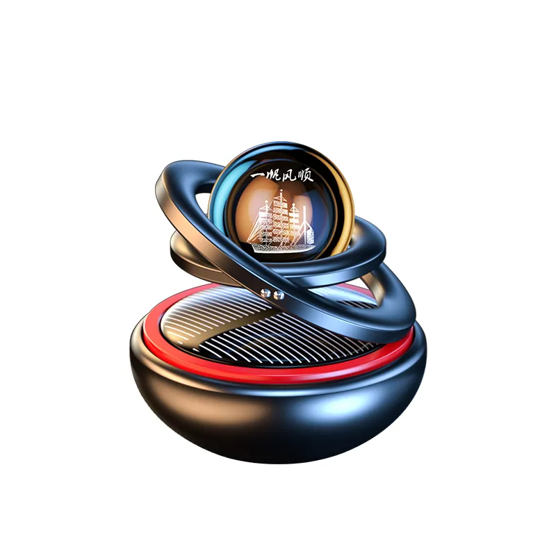 Solar Car Air Freshener With 360° Rotation Aromatherapy Car Air ...