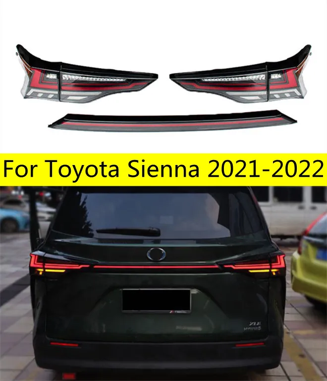 Taillights Assembly For Toyota Sienna 2021 2022 LED Turn Signal Rear ...
