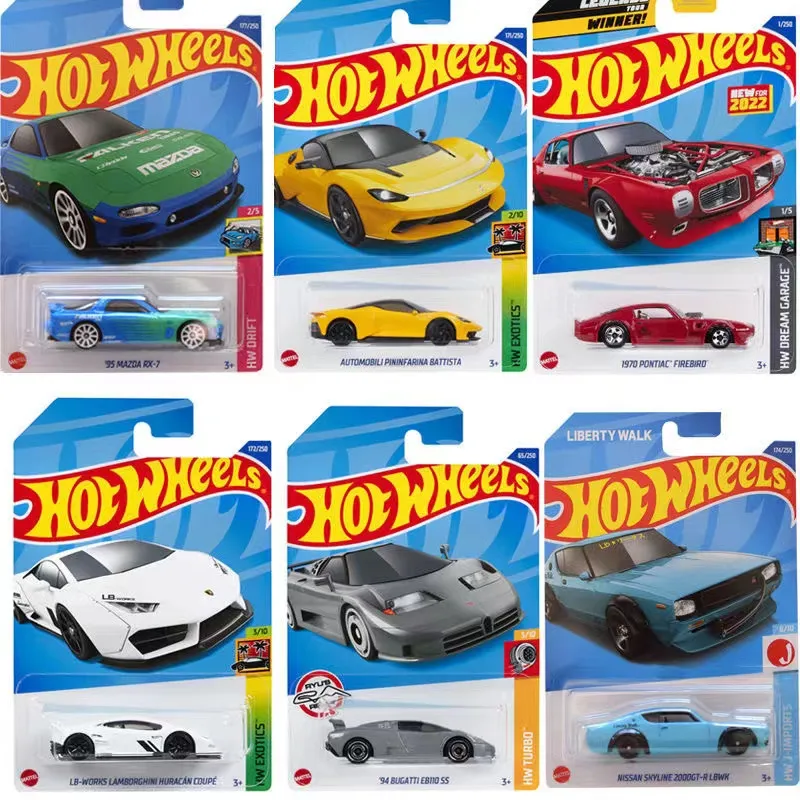 Original Hot Wheels Sports Cars Set 1/64 Metal Car Toy Hotwheels Mini ...
