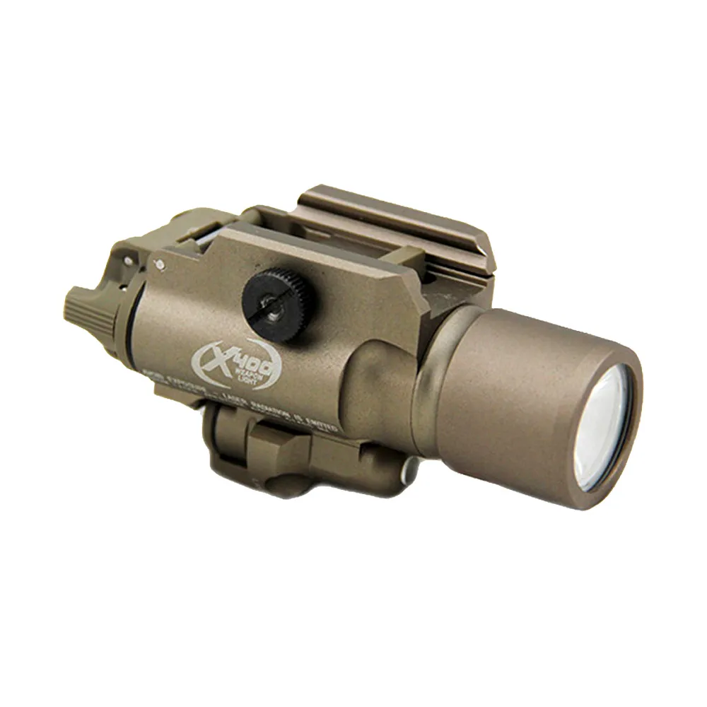 Tactical X400 Gun Light Ultra High Ouput LED Pistol White Light With ...
