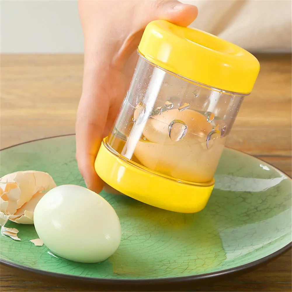 Egg Shell Opener Kitchen Gadget: Stainless Steel Egg Sheller Tool For ...