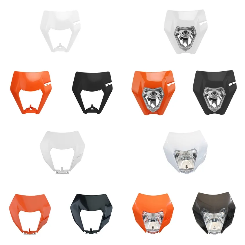 Moto Headlights Durable LED Headlight Fairing For Off Road Motorcycles ...