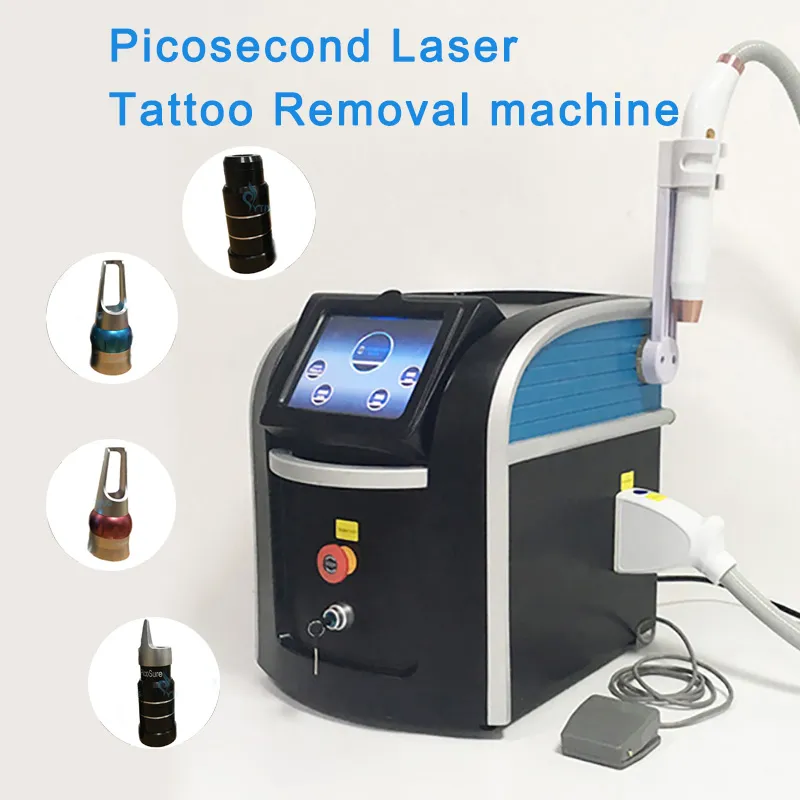 Nd Yag Q Switched Laser Picosecond Tattoo Removal Machine 755nm 1064nm 532nm 1320nm Skin Care ...