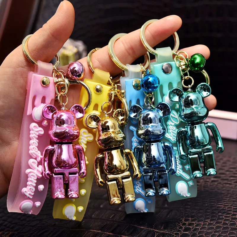 2022 Cartoon Bear Bear Keychain Pendant Acrylic Standing Design For ...