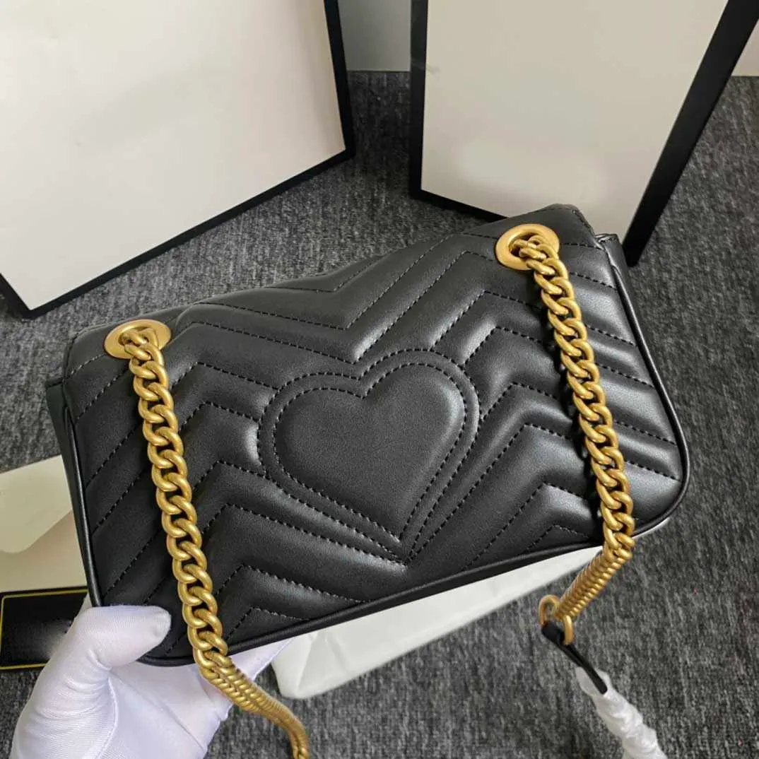 Designer Classic Marmont Bag, Luxury Handbag in Genuine Leather with ...