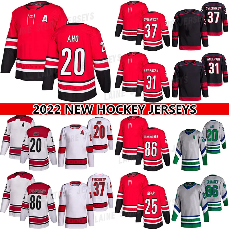 20 Sebastian Aho Jersey 86 Teuvo Teravainen 82 Jesperi Kotkaniemi 25 ...