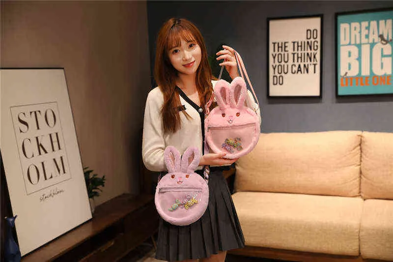 Sweet Gift For Girls: Bunny Cartoon Bunny Backpack With Cute Stuffed ...