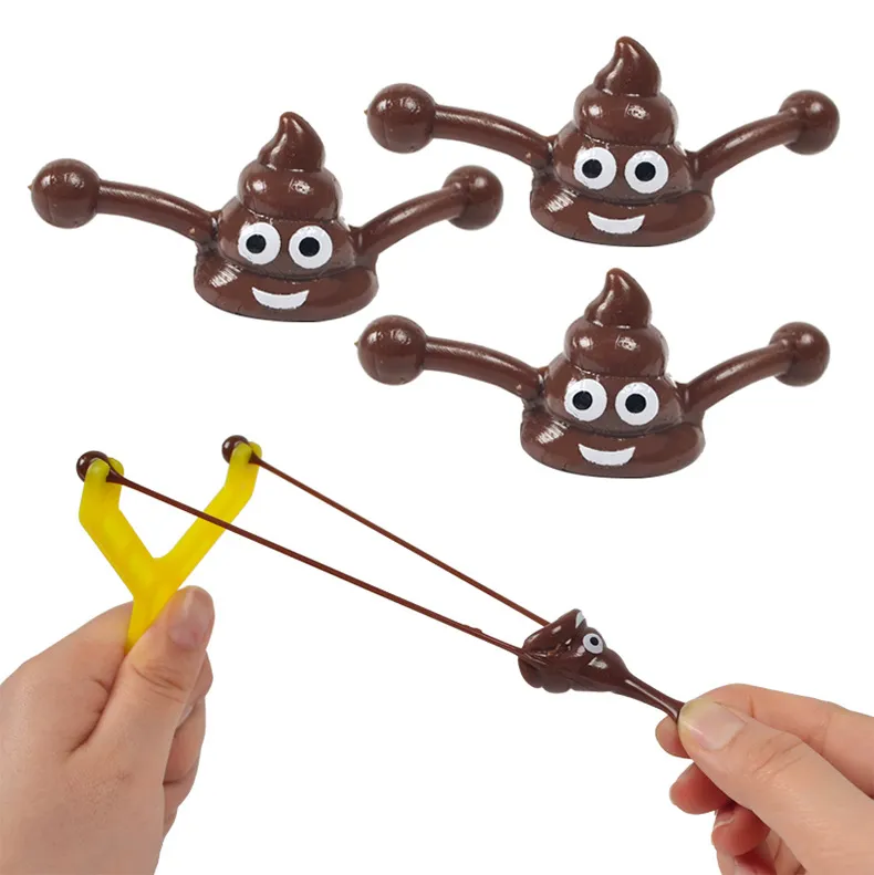 Novelty Sticky Poop Monkey Toy With Catapult Launch For Kids And Adults ...