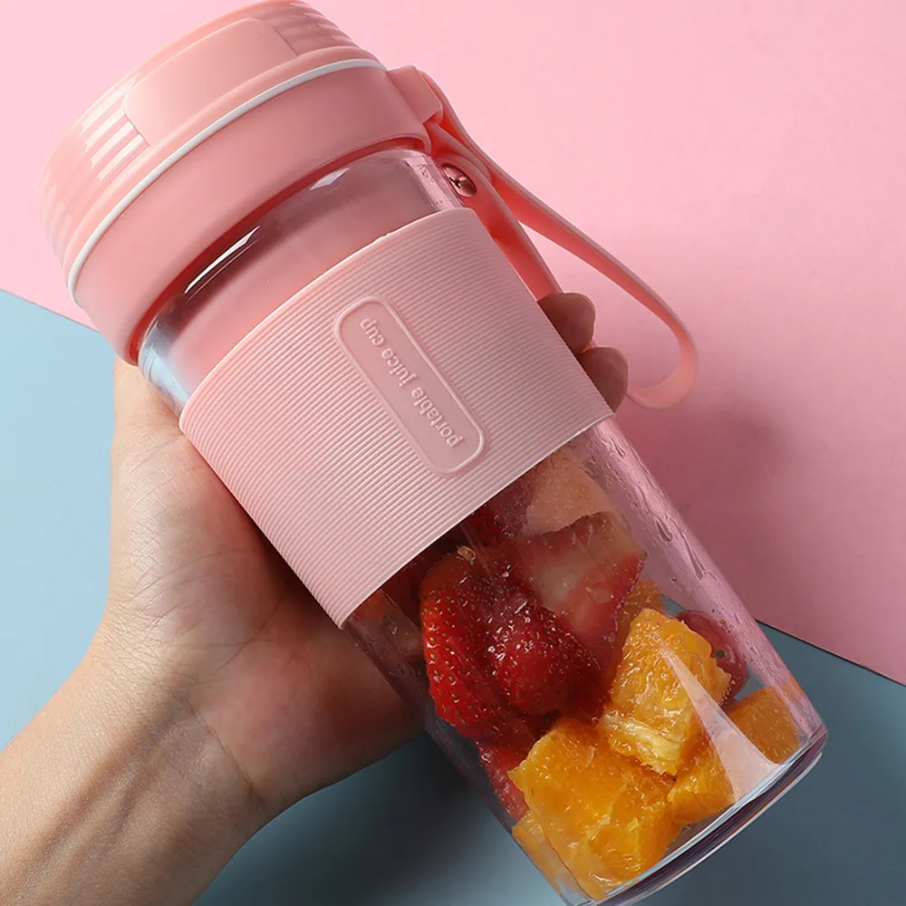 Portable Mini Juicer: Fresh Juice On-the-Go! USB Rechargeable, Perfect ...