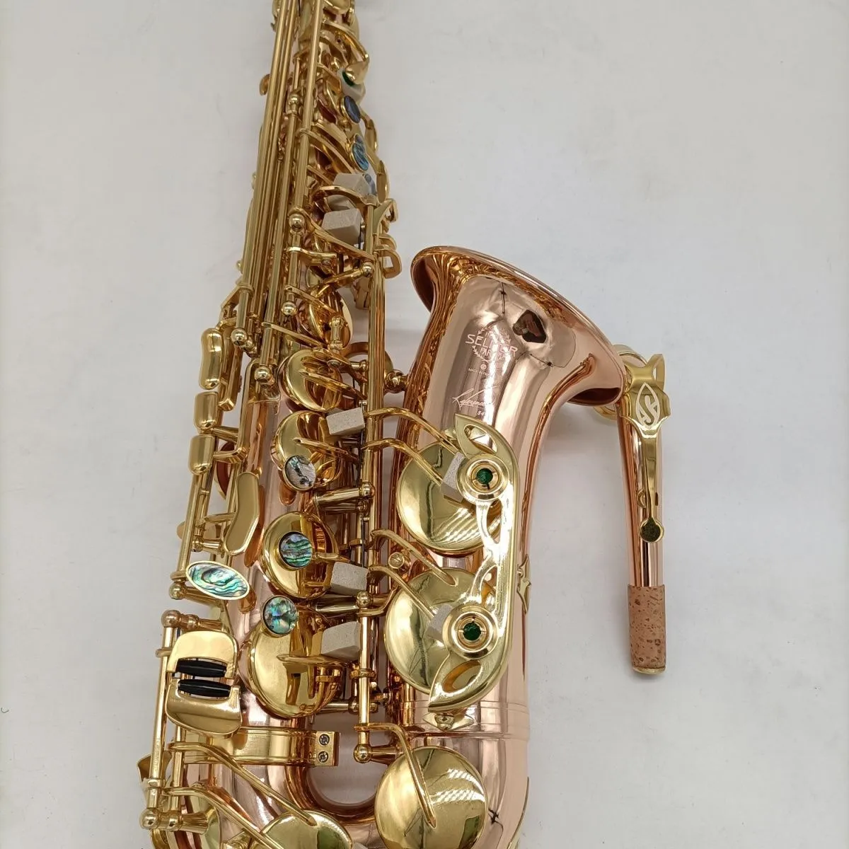 DHgate.com:"Professional Phosphor Bronze Alto Saxophone: Abalone Button ...