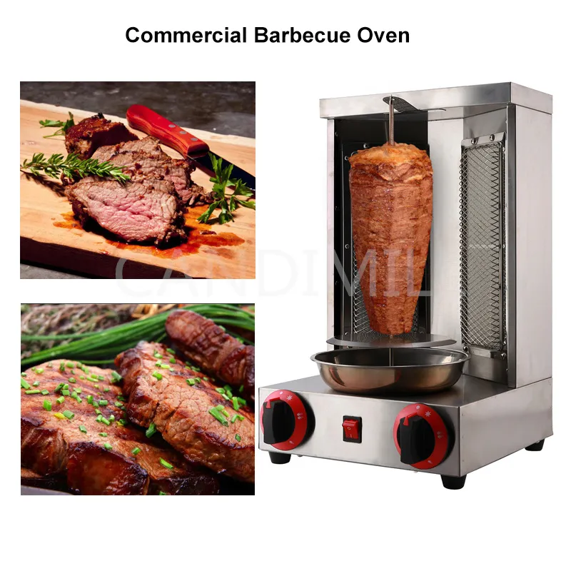 Cook Machine Automatic Rotary Gas Grill Oven For Commercial Middle ...