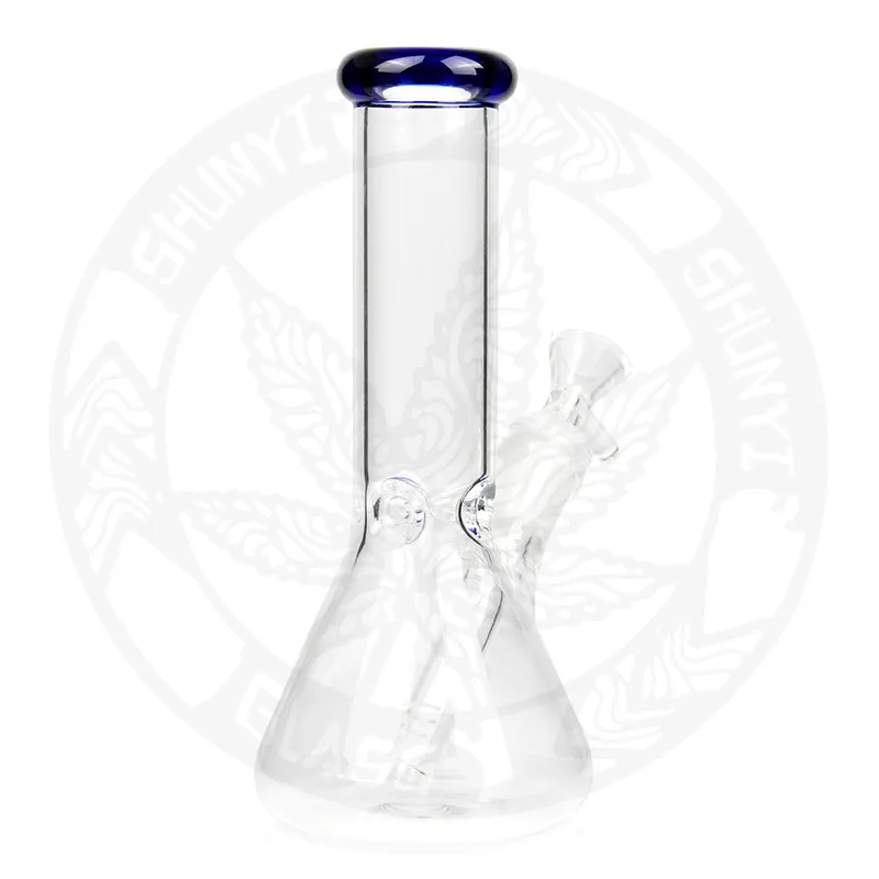 8 Inches Bong Dab Rig Water Pipe Hookah Classic Beaker Base Glass ...