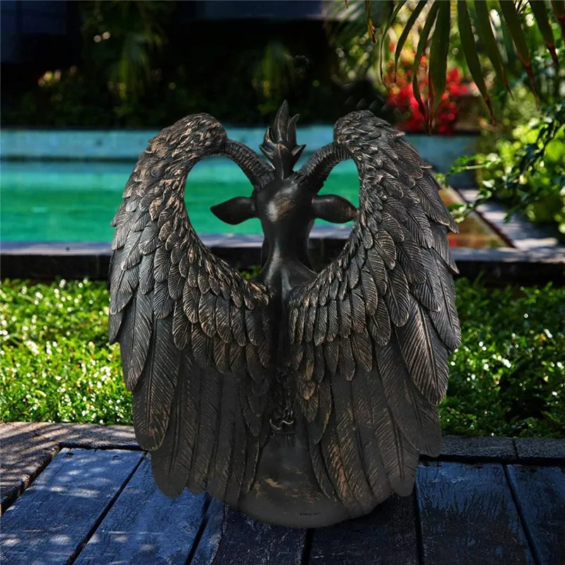 Satan Goat Baphomet Hanging Door Knocker Plaque Resin Crafts For ...