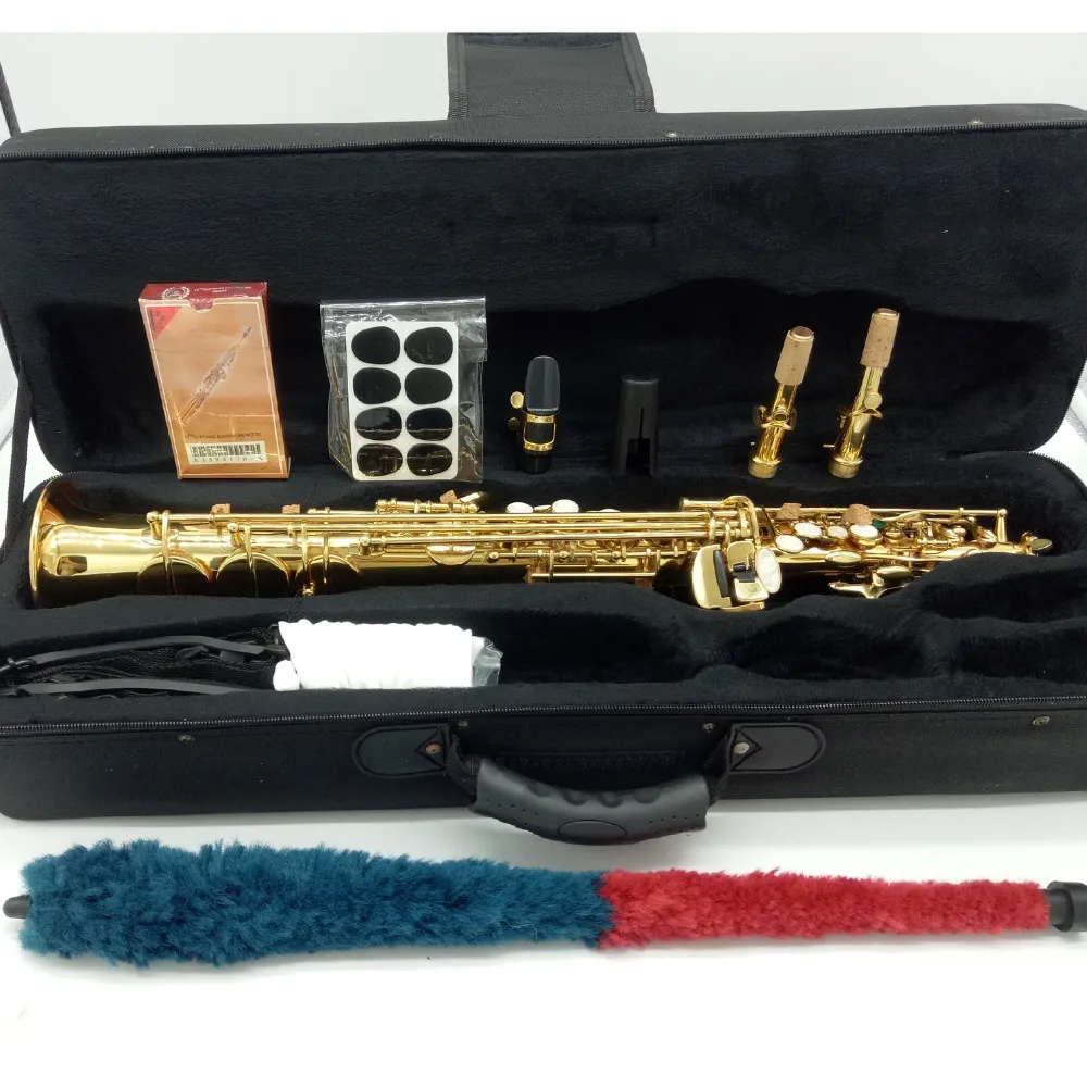 MFC Soprano Saxophone 803 Brass Body Nickel-Plated Surface B-flat with ...