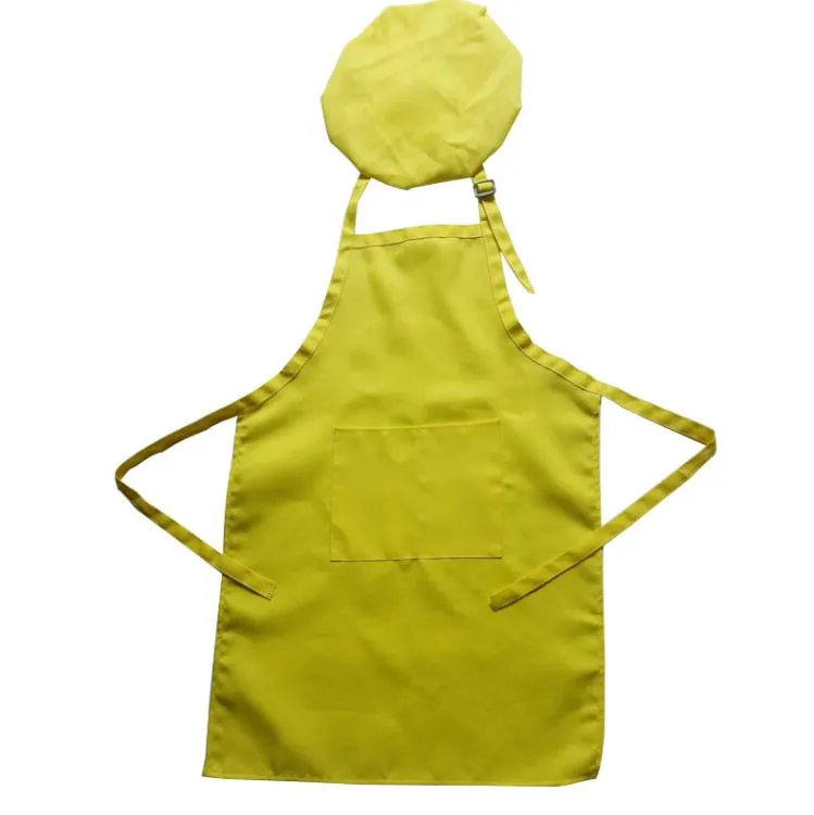 Printable Customize LOGO Children Chef Apron Set Kitchen Waists Kids ...