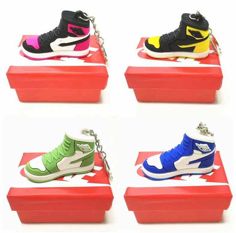 Mini Sneaker Keychain - Designer Silicone Shoe Keyring with Box ...