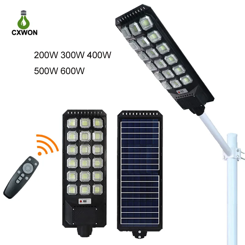 Super Bright Solar Street Light Remote With Radar Sensor IP65 ...