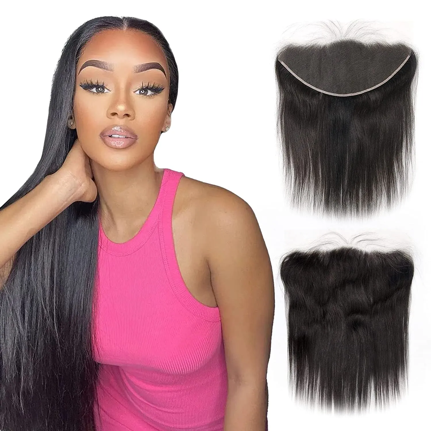 DHgate.com:13x6 Inch Transparent Lace Frontal Closure, Brazilian ...