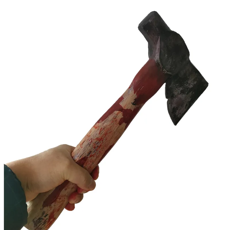 DIY Bloody Axe Hatchet Movie Prop: Realistic Handheld PU Jason Costume ...