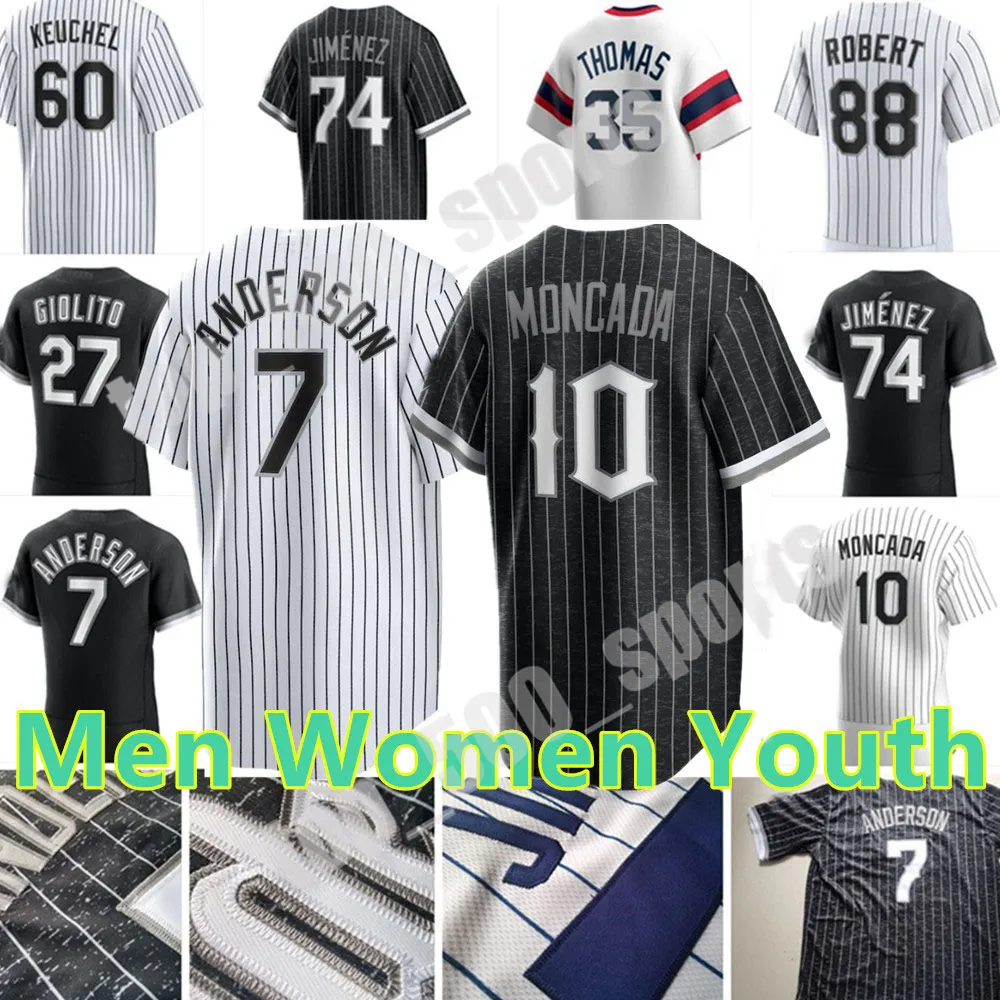 Custom Eloy Jimenez Tim Anderson Jersey Lance AJ Pollock Lynn Luis ...