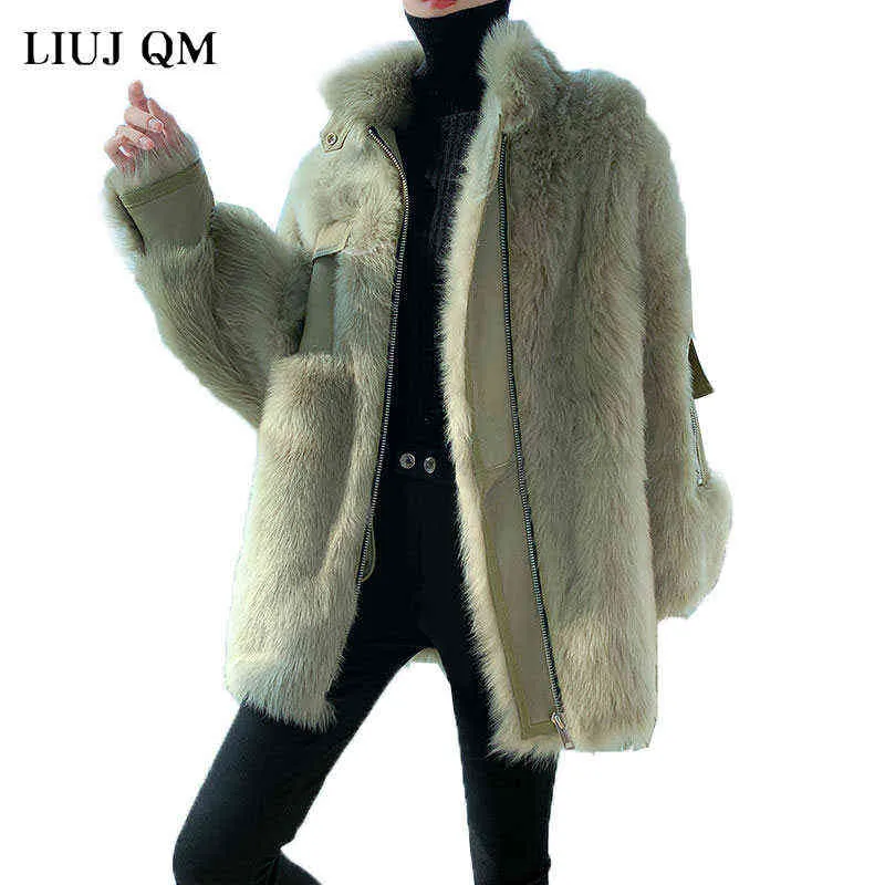 Thick Winter Warm Fur Coat New Fur One Locomotive Clothing 2022 Fashion ...