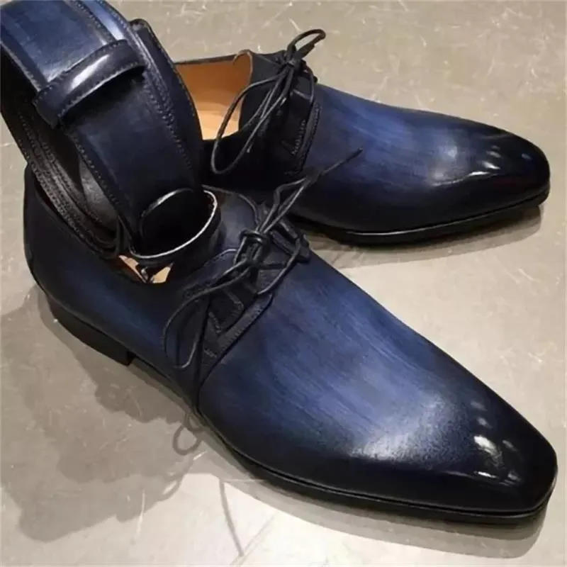 Men's Classic Derby Shoes - Stylish Business Casual Dress Shoes ...