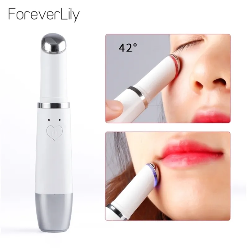 Mini Eye Massager with Heat & Vibration - Anti-Aging, Wrinkle & Dark ...