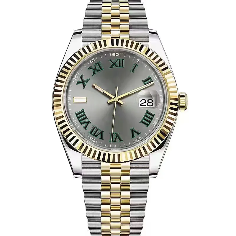 41mm Movement Watches Automatic Mechanical Men's Bezel Stainless Steel ...