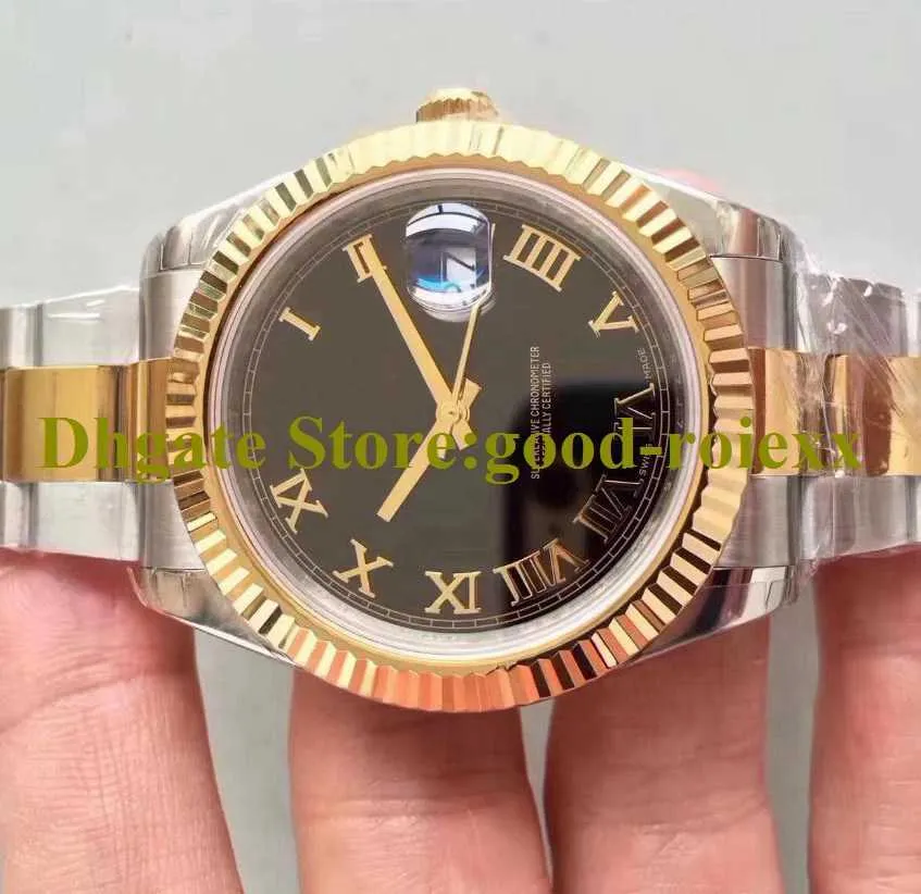 8 Style 41mm Mens Watch Automatic 2813 Movement Watches Men Black Rome ...