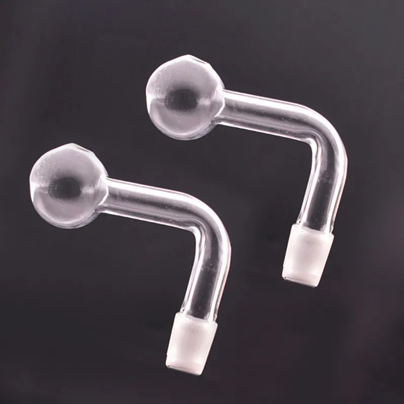90 Degree Glass Oil Burner Pipe Thick Pyrex Oil Nail Adapter For ...