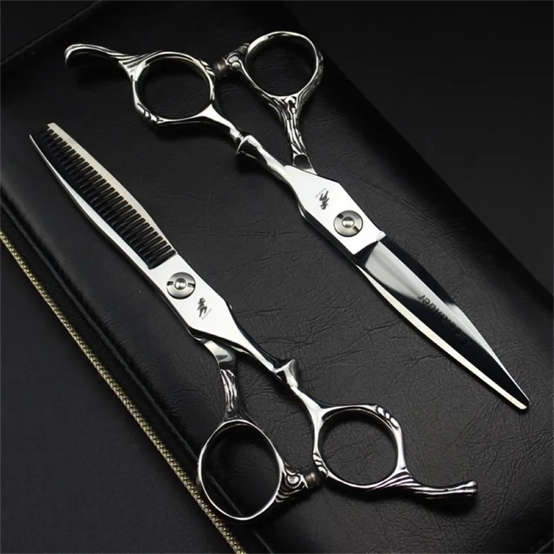 Professional 6 Hairdressing Scissors Set: Japanese Steel, Precision ...