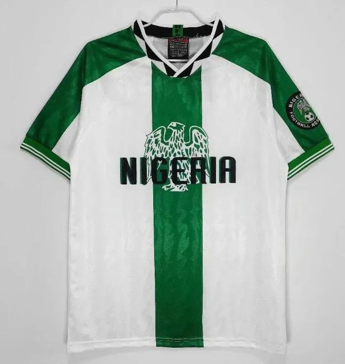 1994 Okocha Nigeria Retro Soccer Jerseys Kanu Finidi Nwogu Futbol Kit ...