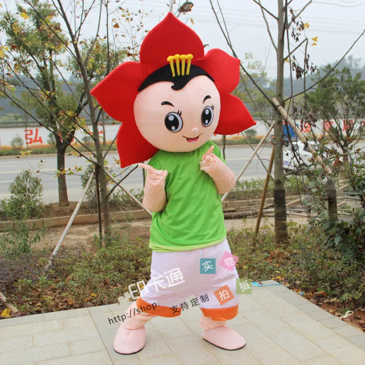 Professional Sunflower Flower Fairy Mascot Costume Adult Size Fancy ...