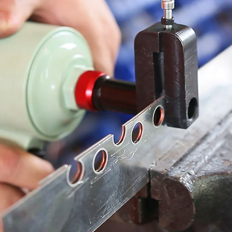 Pneumatic Hole Puncher - Heavy Duty Metal Punching Tool, Air Operated ...