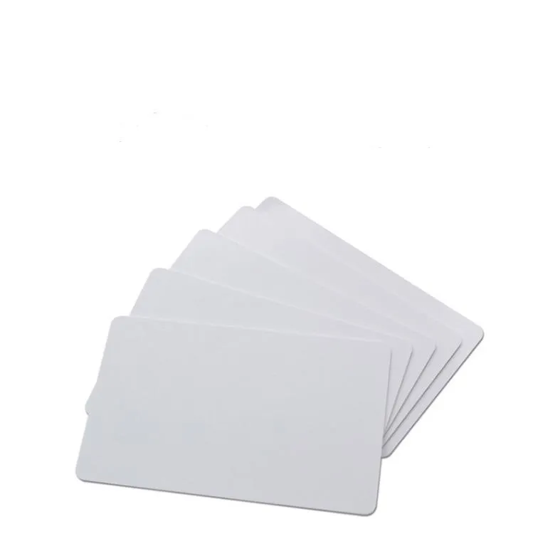 Printable PVC Cards For ID, Business, And Name Cards White Plastic ...