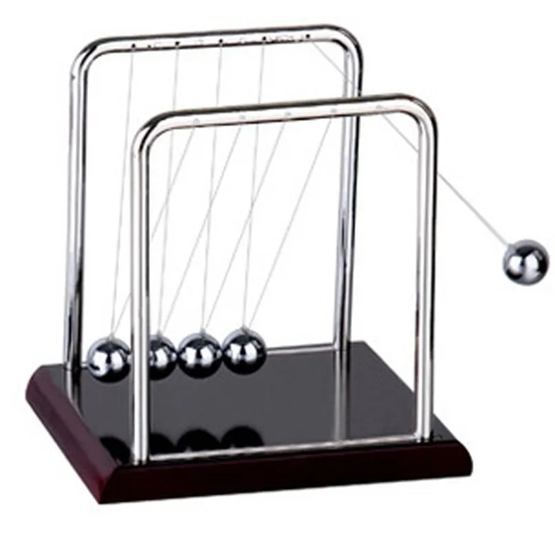 Balance Balls Pendulum Toy: Perpetual Motion Desk Toy With Steel Cradle ...