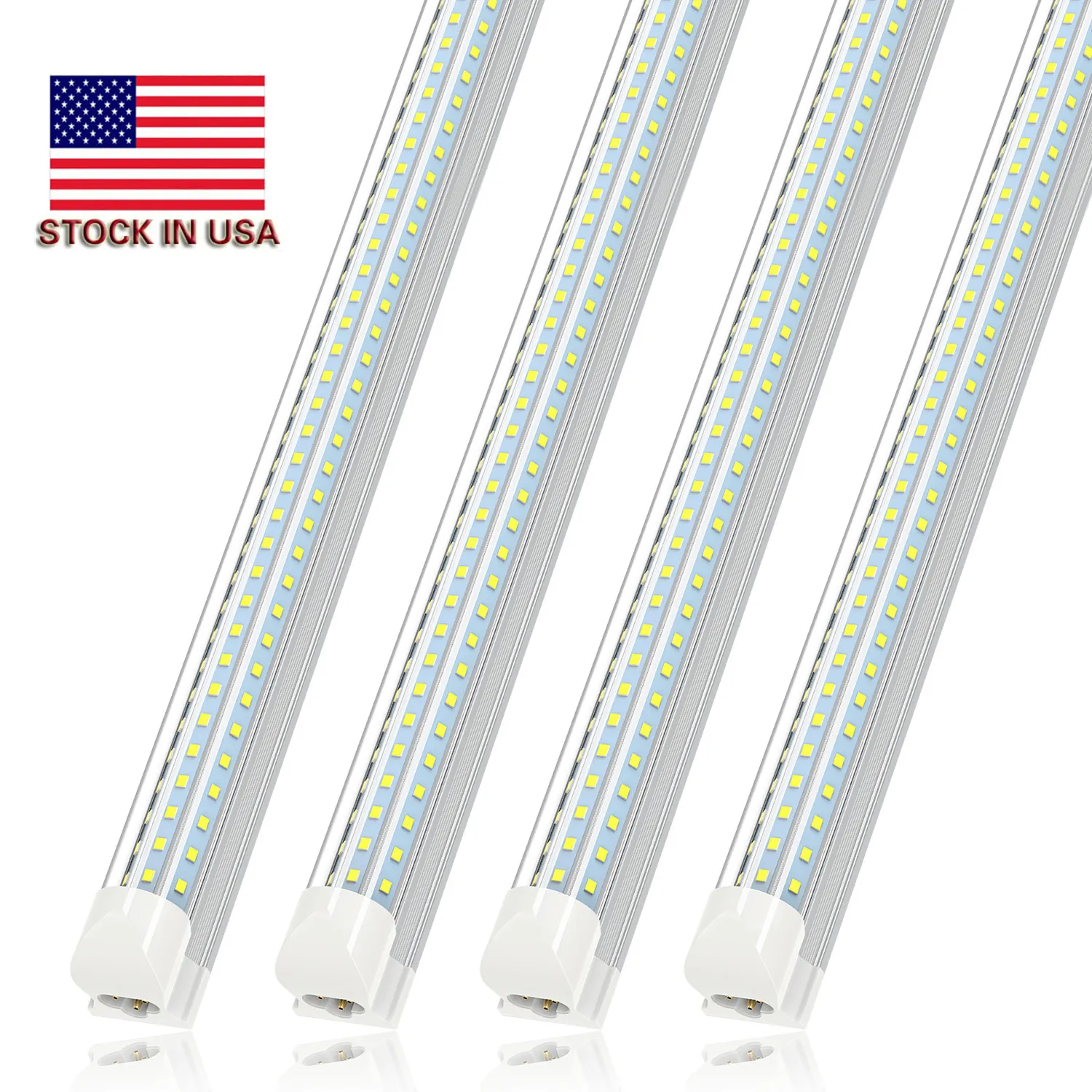 Tubos LED 8FT En Forma De V 4 Pies 8 Pies T8 Refrigerador De Tubo ...