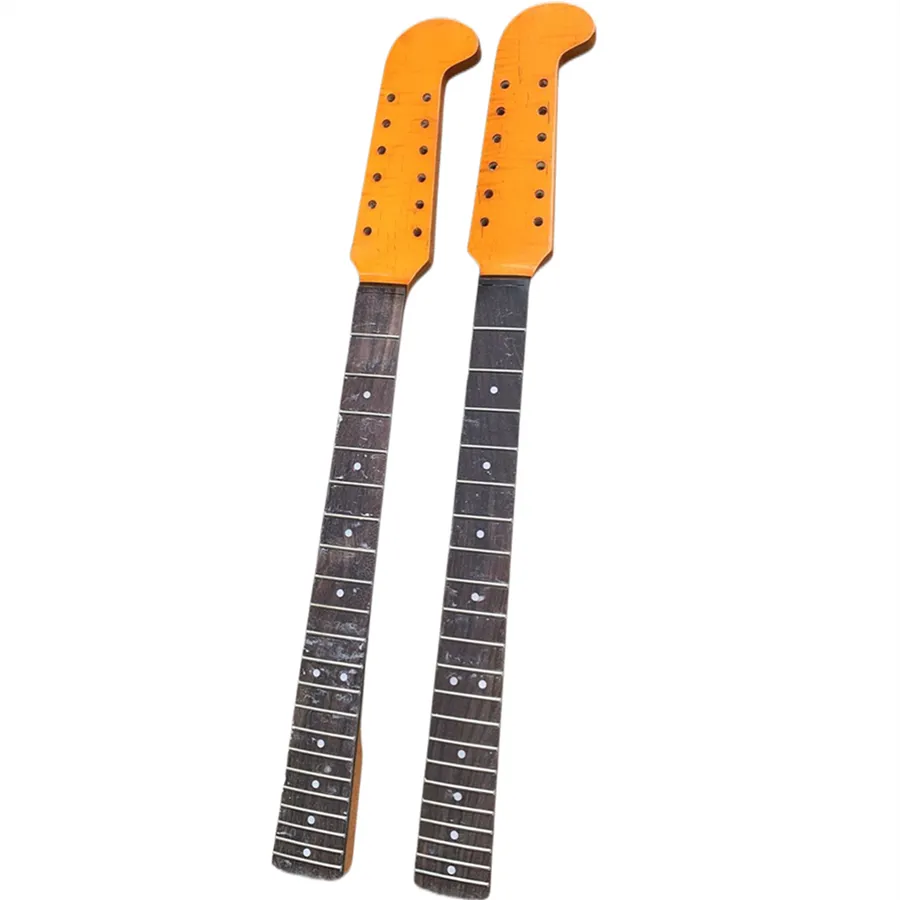 12 String Flame Maple Guitar Neck With Rosewood Fingerboard Custom ...