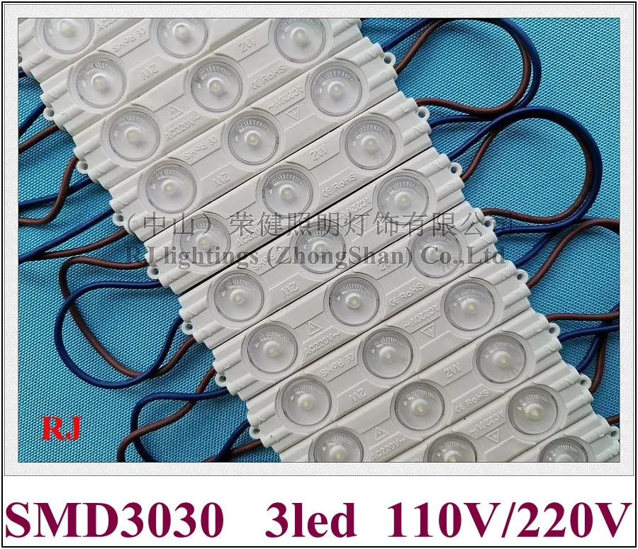 LED Light Module For Signage, AC110V/AC220V Input, 2W, 250lm, SMD3030 ...